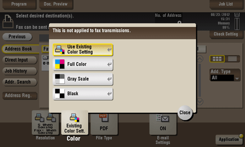 Descriptions of Functions / Utility Keys